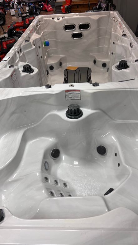 Dual Zone Swim Spa Floor Model - Country Homes Power